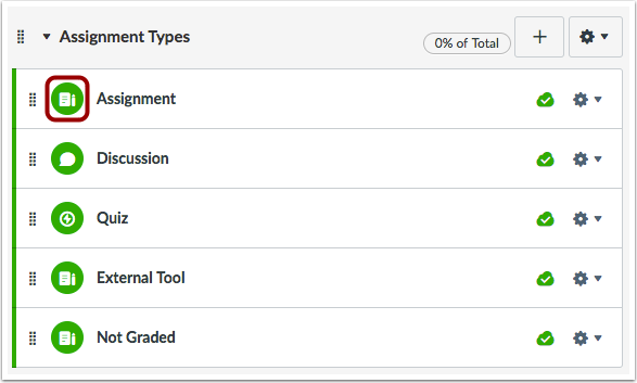 What Assignment Types Can I Create In A Course Canvas Community