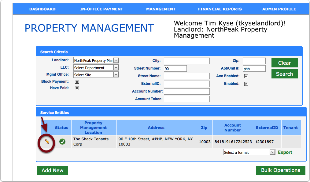 ClickPay: Block a Unit from making a payment