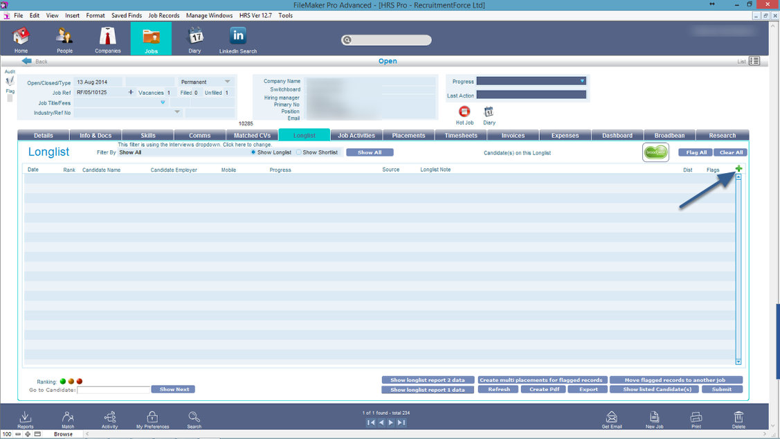 Creating a longlist and shortlist – HRS
