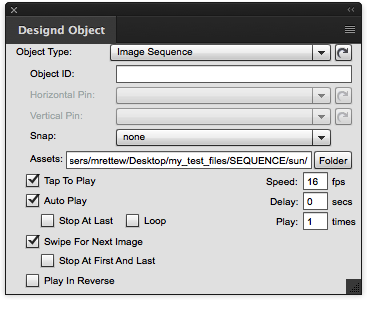 Adding an Image Sequence in InDesign – Mag+ Designd Support