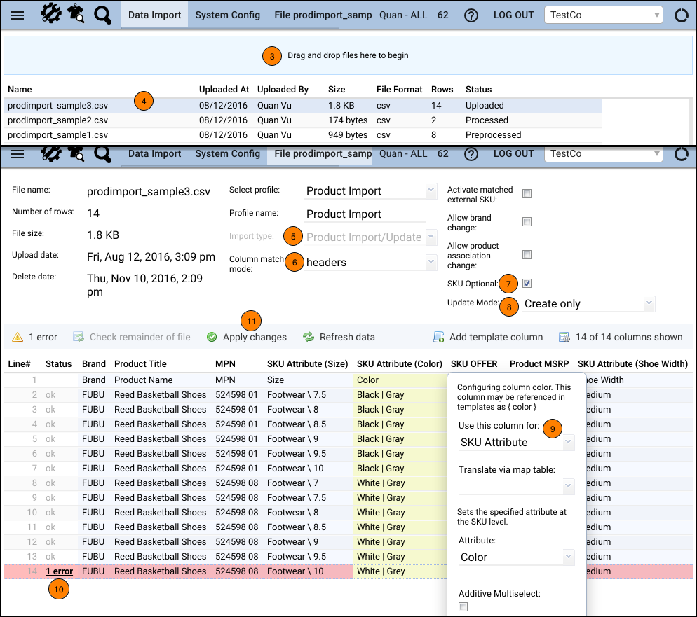 Create New Products Using the Data Import Tool – RetailOps