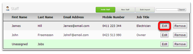 How do I change a staff member’s password – ServiceM8 Help