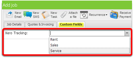 Xero Tracking Categories – ServiceM8 Help