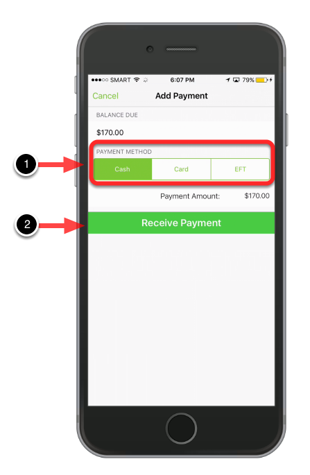 How to complete a job and receive payment on the app – ServiceM8 Help