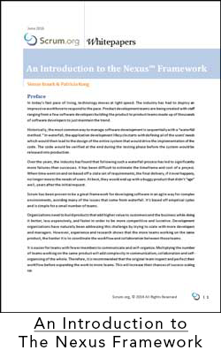 Scaling Scrum with Nexus™ | Scrum.org