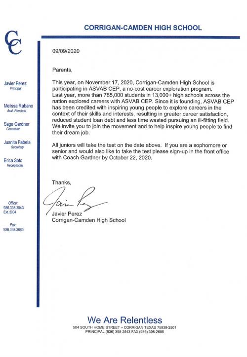 Corrigan-Camden ISD - Home