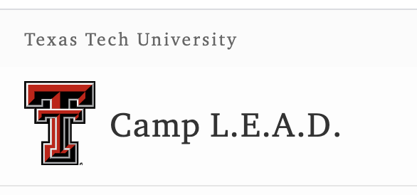 Bluff Dale ISD - Camp L.E.A.D.