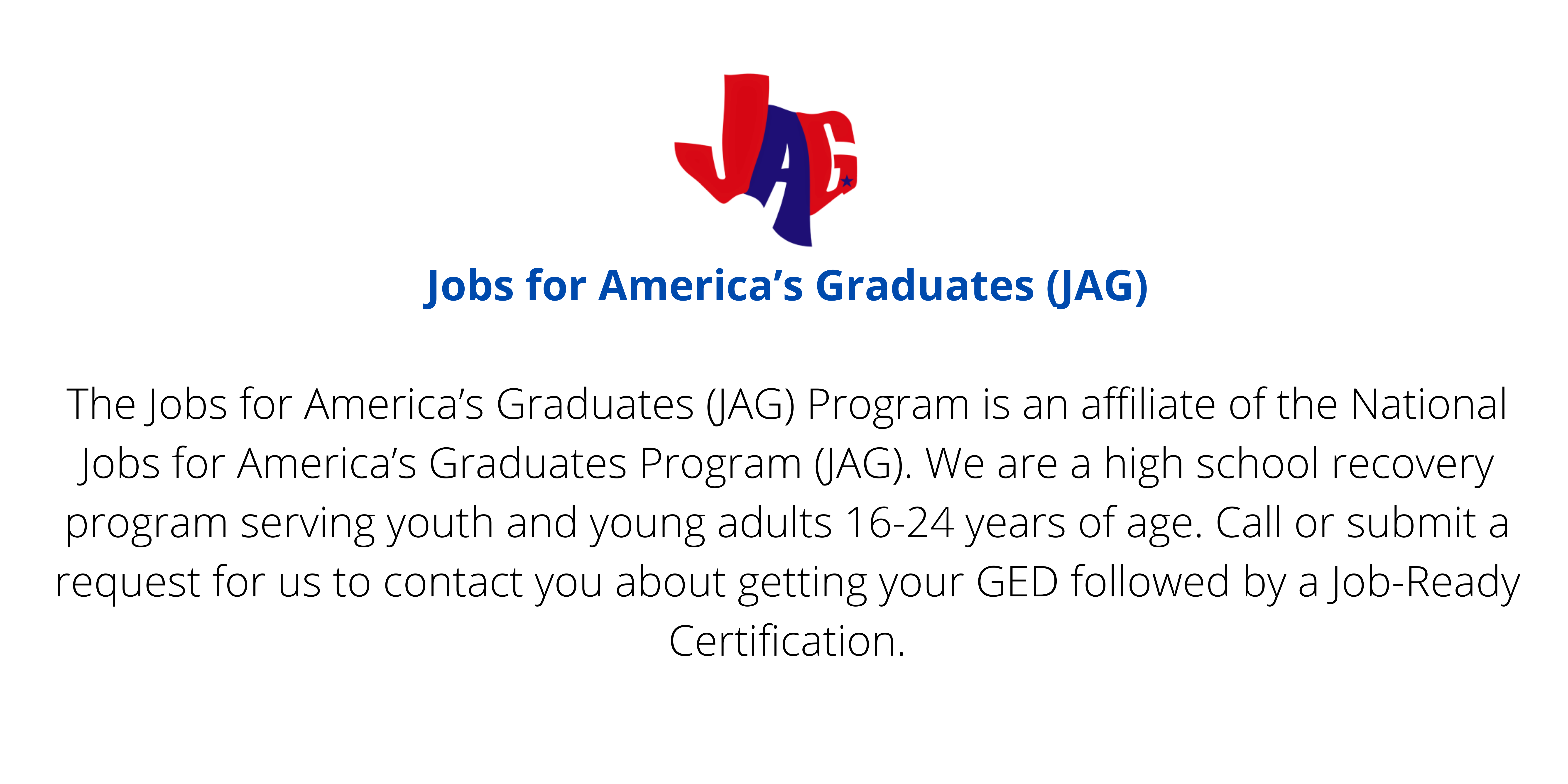 Region 5 Education Service Center - Jobs for America's Graduates
