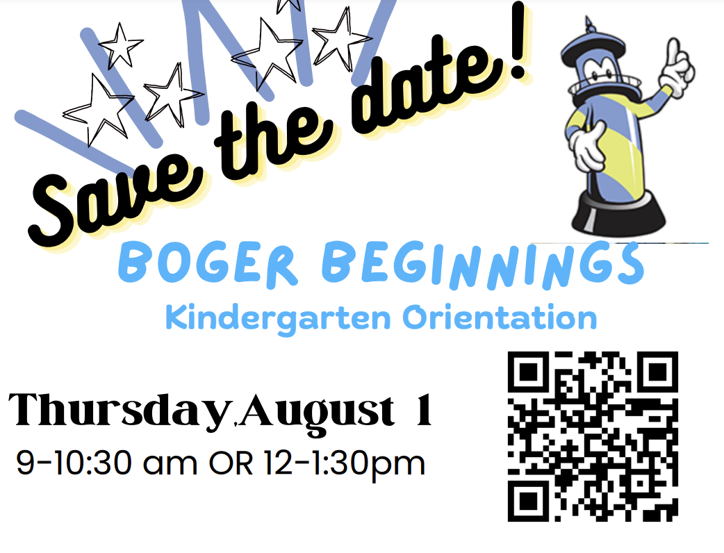 Charles E Boger Elementary - Kindergarten Information