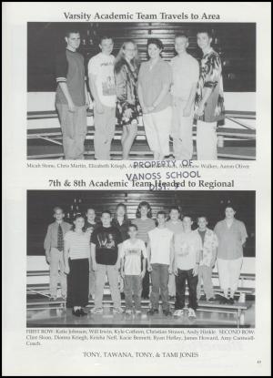 Vanoss Public Schools - Yearbook 2001