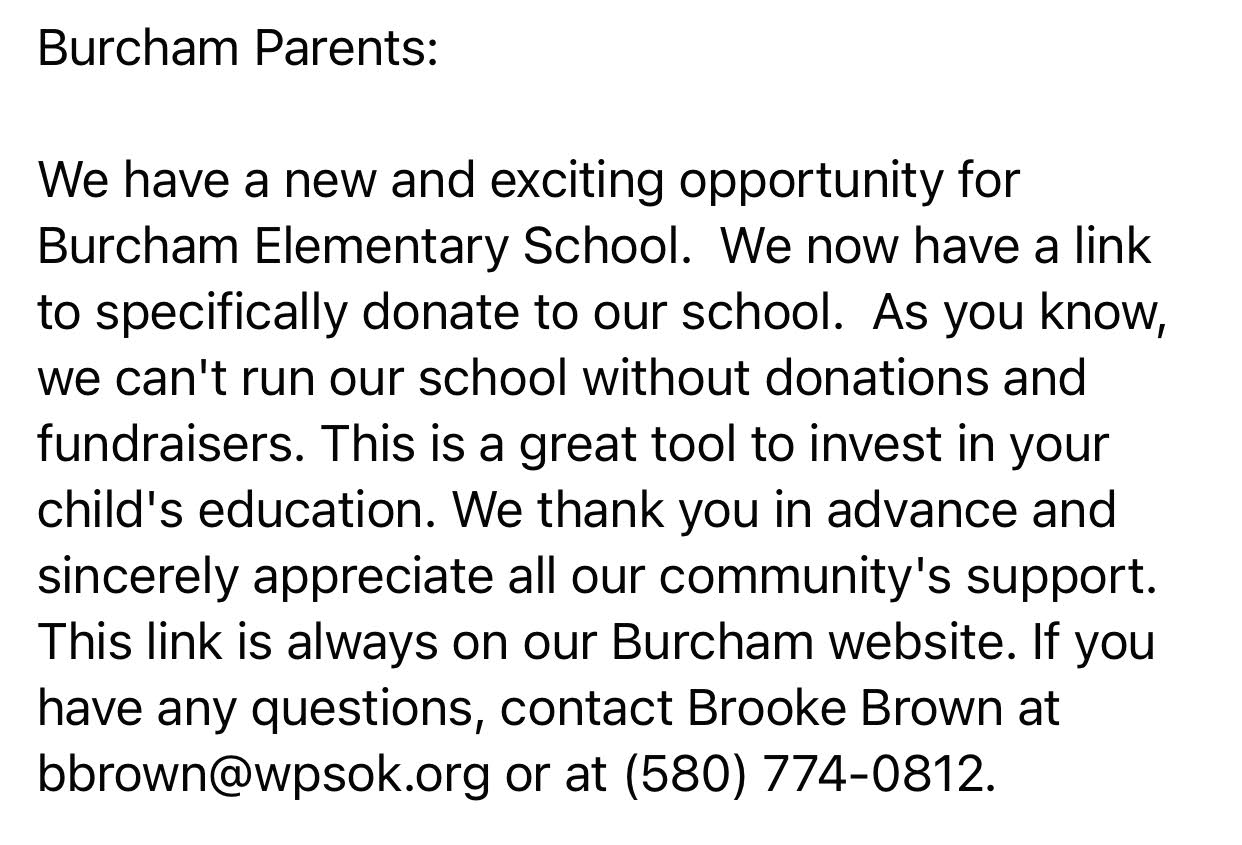 Burcham Elementary School (PreK - 1st) - Burcham Home