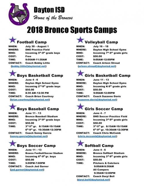 Dayton High School - Athletics