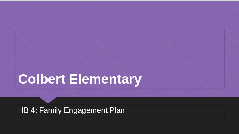 Colbert Elementary - Home