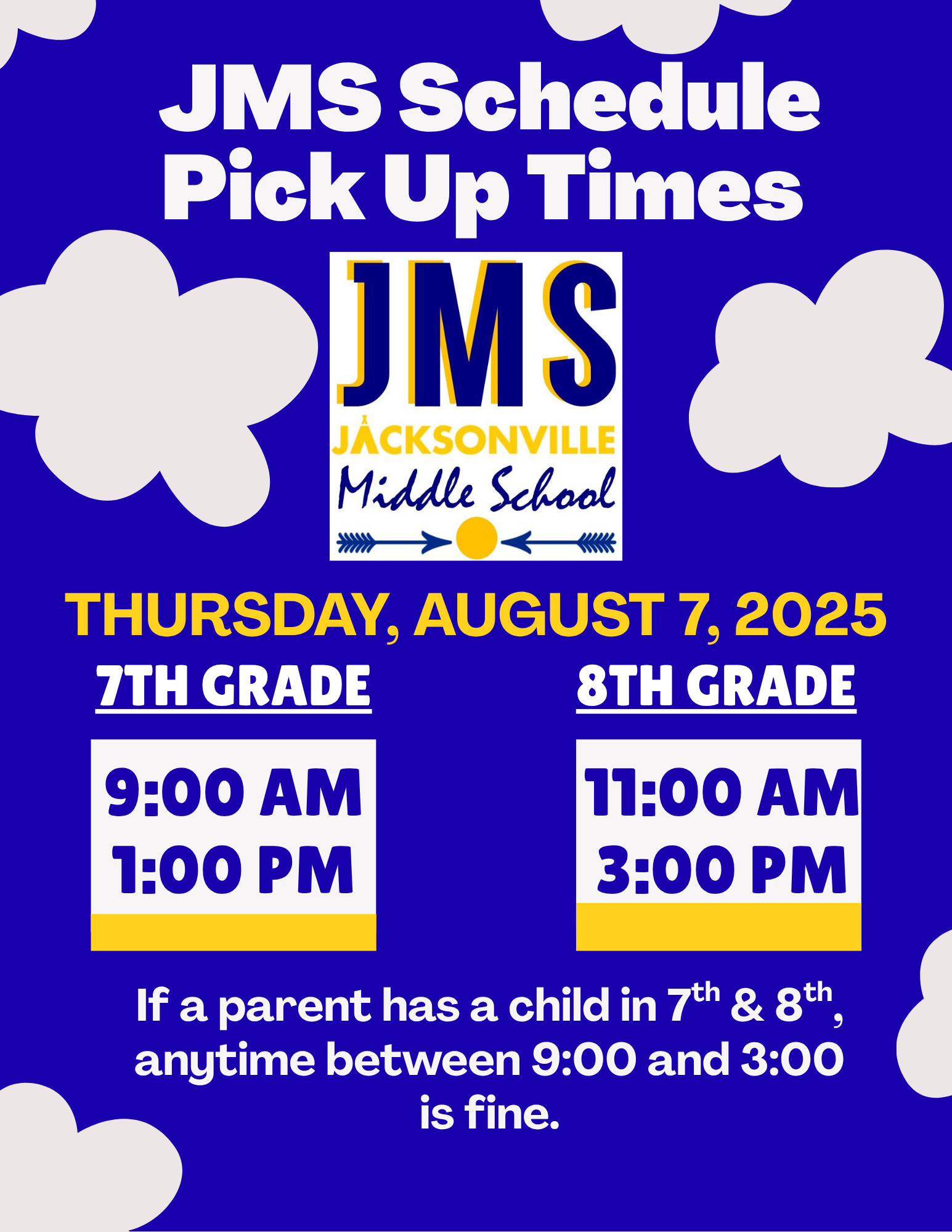 Jacksonville Independent School District - Back to School Information
