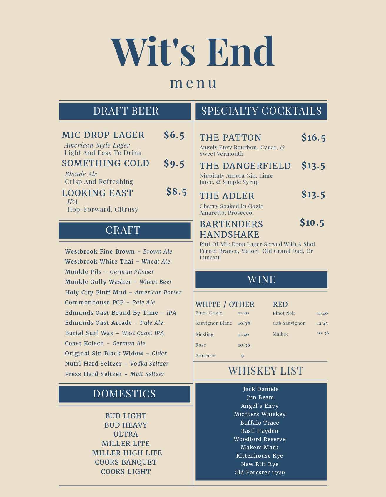 Wit's End Comedy Lounge