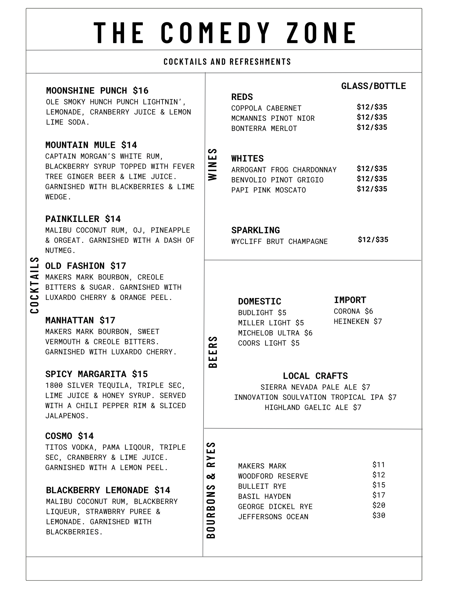 The Comedy Zone - Cherokee