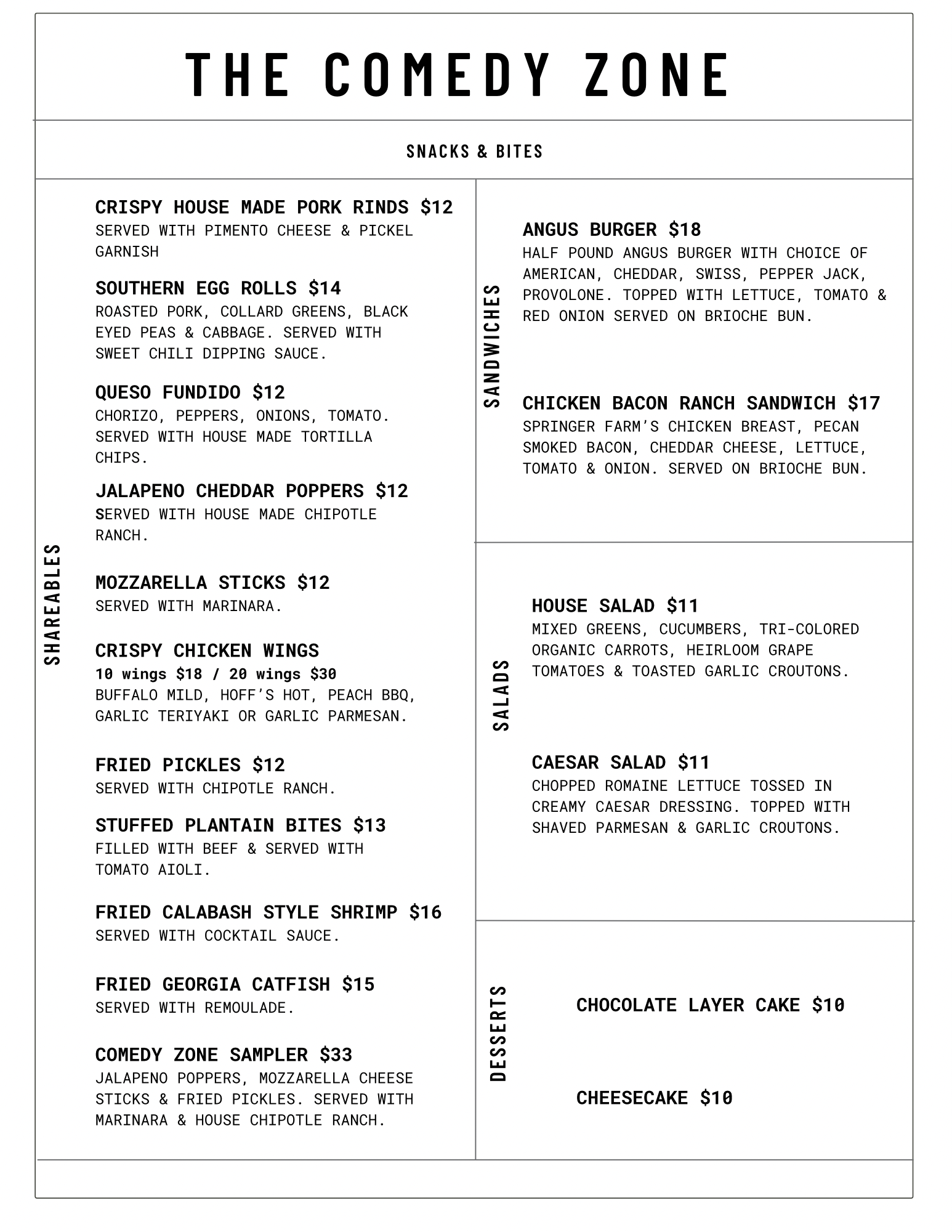 The Comedy Zone - Cherokee