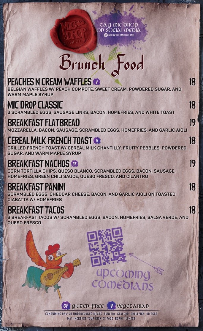 Mic Drop Comedy Plano