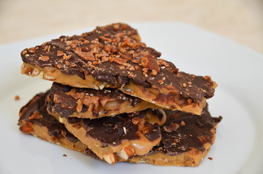 Chocolate Caramel Bacon Toffee Is the Perfect Blend of Sweet & Salty