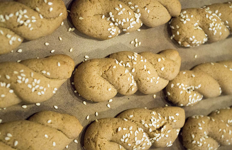 Day 10: Koulouria Butter Cookies