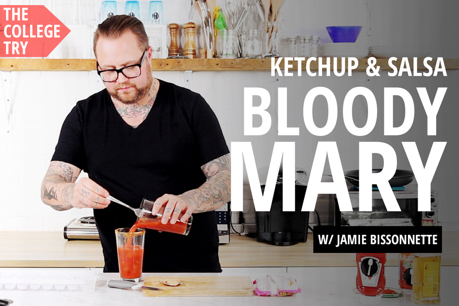 Jamie Bissonnette Makes the Easiest Bloody Mary Ever