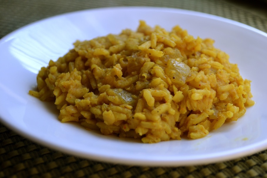 Curried Rice and Red Lentils