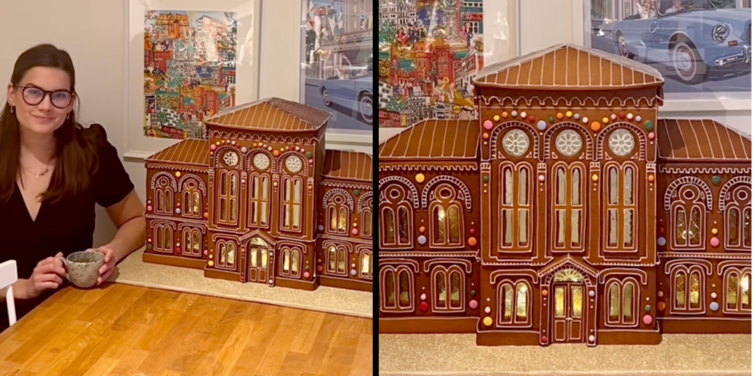 This TikToker Makes The Most Gorgeous Gingerbread Houses