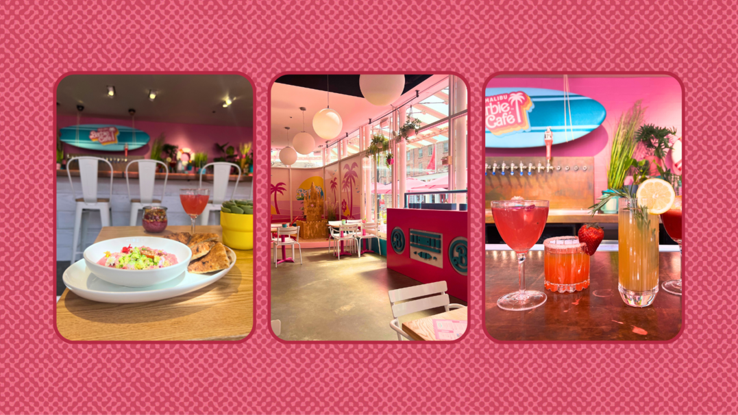 The Malibu Barbie Cafe Pop-Up Is A Cali Kaleidoscope Daydream