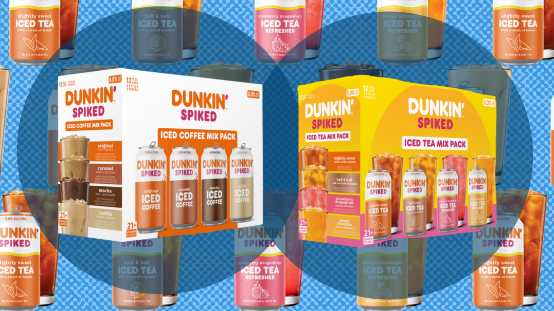 Move Over Hard Seltzers, Dunkin’ Spiked Iced Coffee & Tea Is Coming