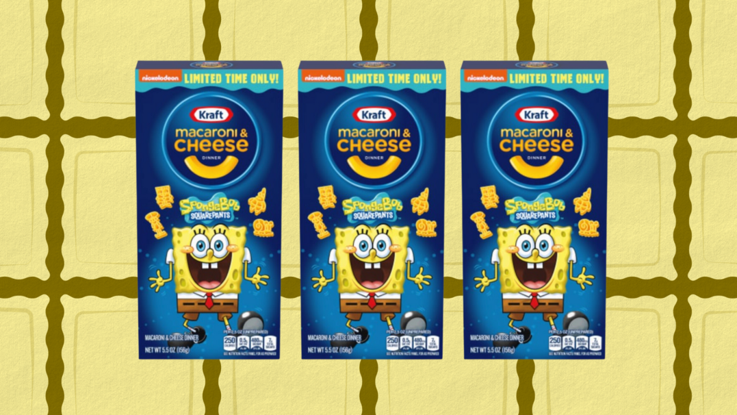 SpongeBob Squarepants Kraft Mac & Cheese Is Back