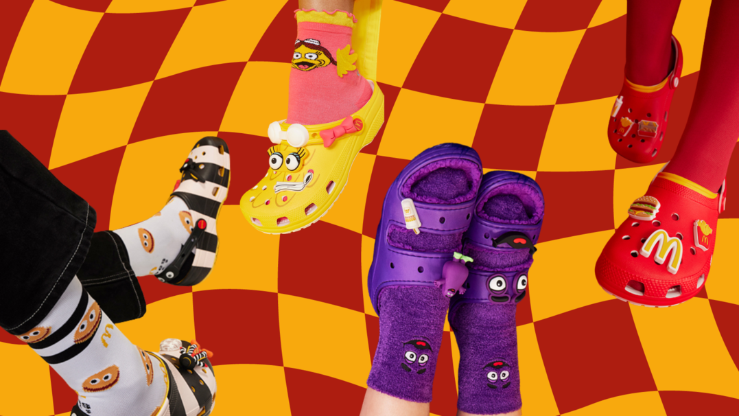 You Can Now Get McDonald's Crocs Inspired By Grimace