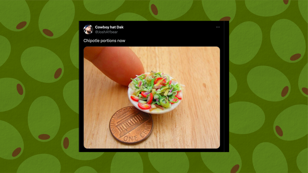 The Funniest Tweets & Memes About Chipotle Portions