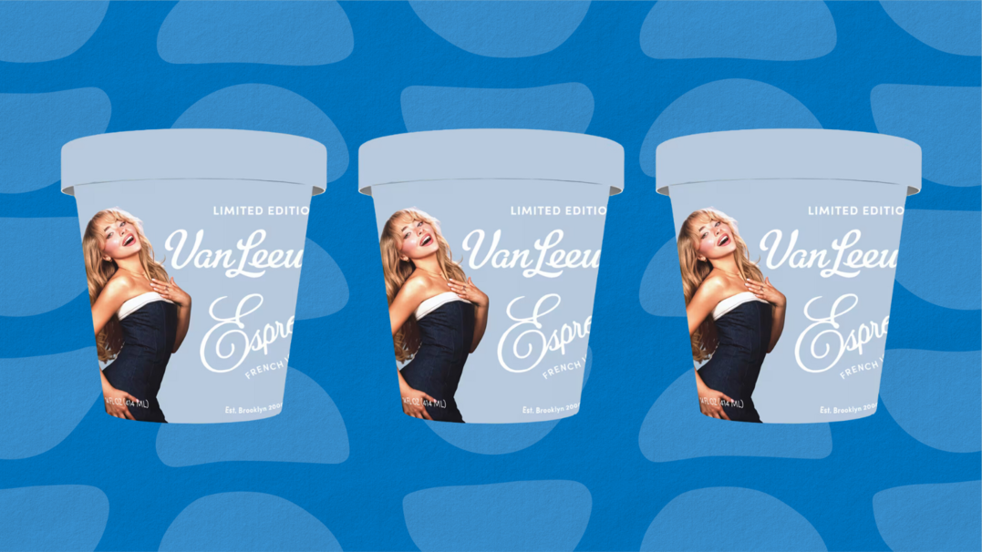 Van Leeuwen & Sabrina Carpenter Team Up For A New “Espresso” Ice Cream