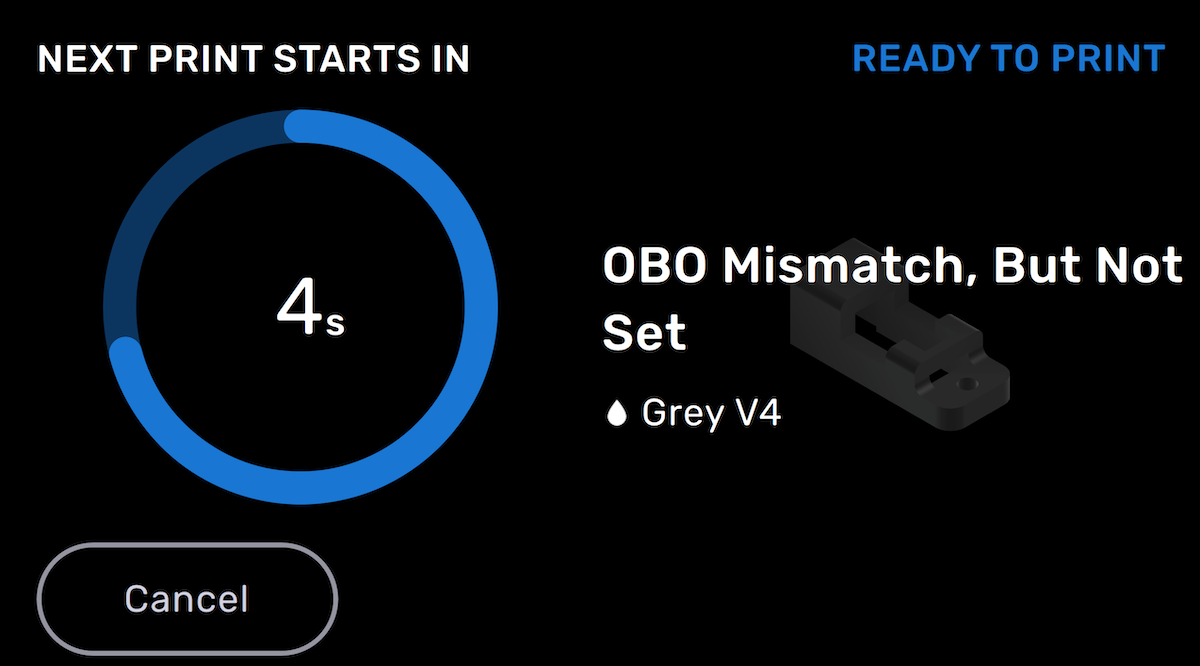 Readying your printer to automatically start an uploaded print ...