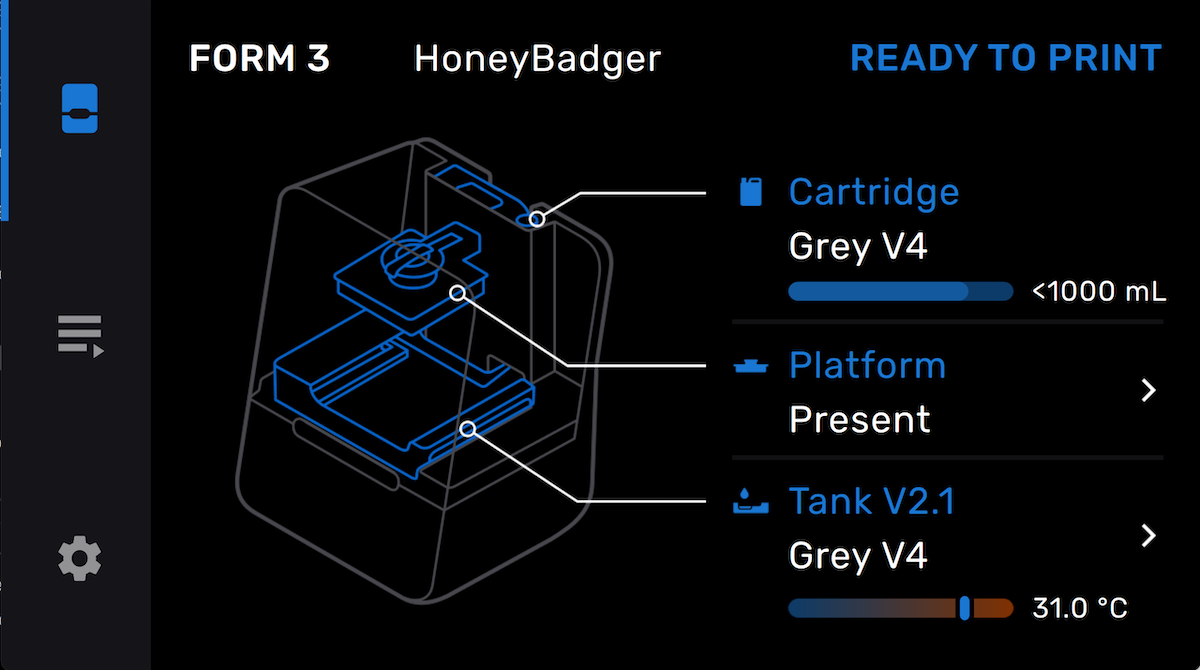 Automatically printing queued prints (Formlabs LFS printers)