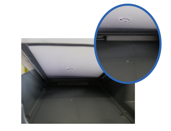 LFS resin tank damage and wear