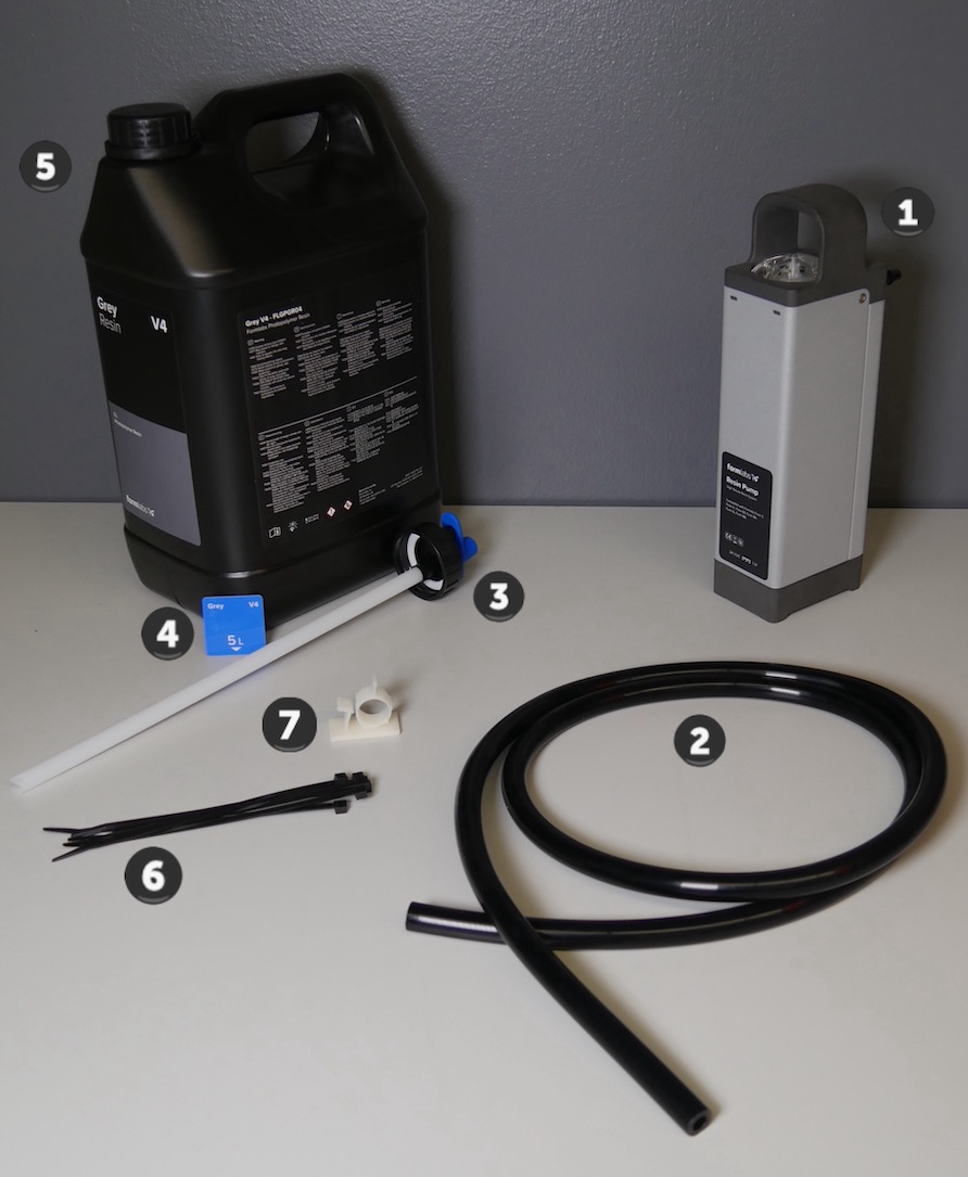 Stampa con il Resin Pumping System