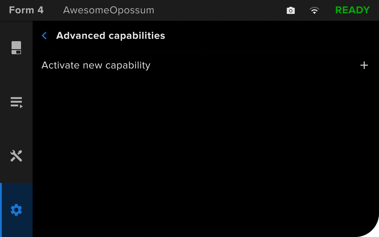 Setting up Open Material Mode (SLA)