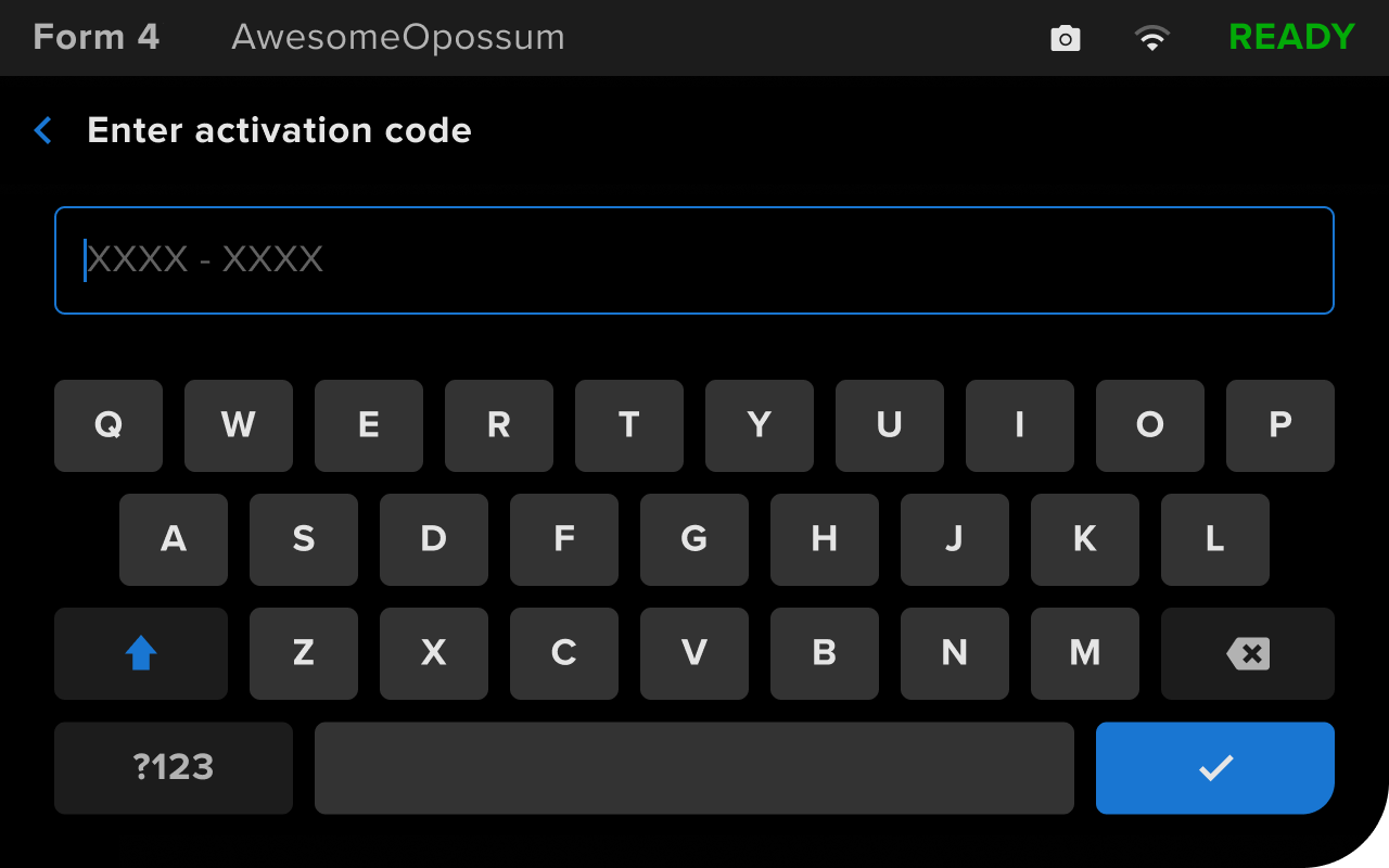 Setting up Open Material Mode (SLA)