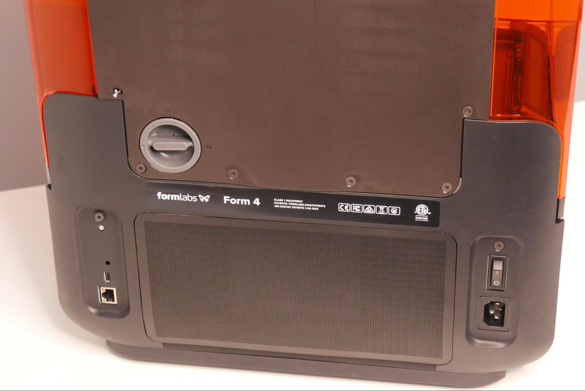 Cleaning after a resin spill (Form 4 generation)