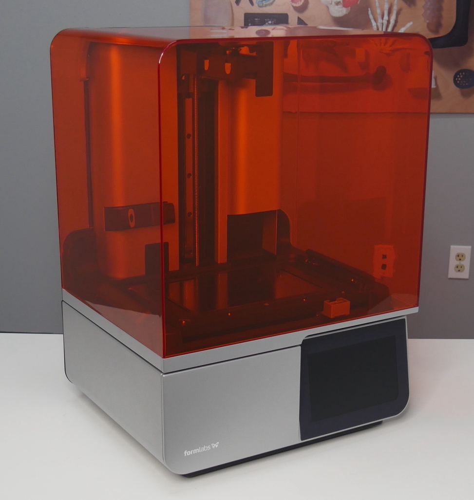 Cleaning after a resin spill (Form 4 generation)