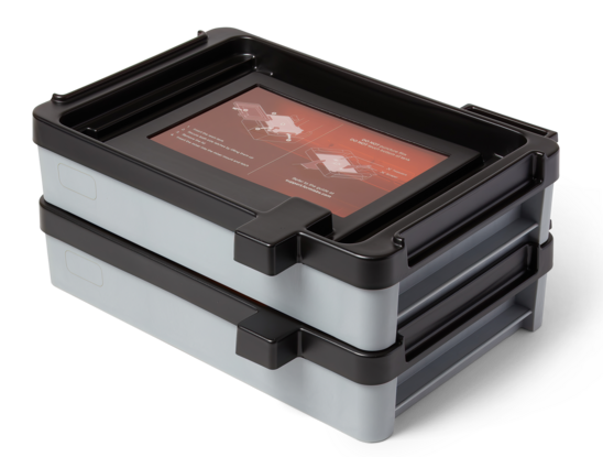 Storing resin tanks (Form 4 generation)