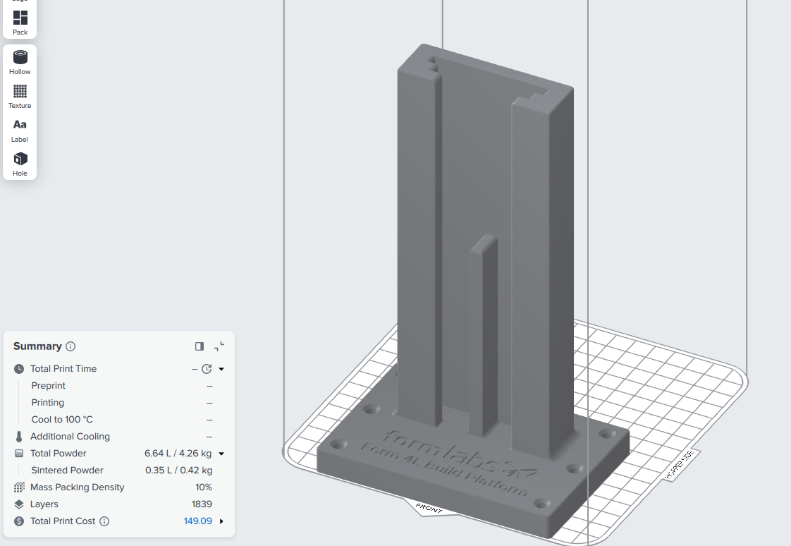 Printable parts for Formlabs devices