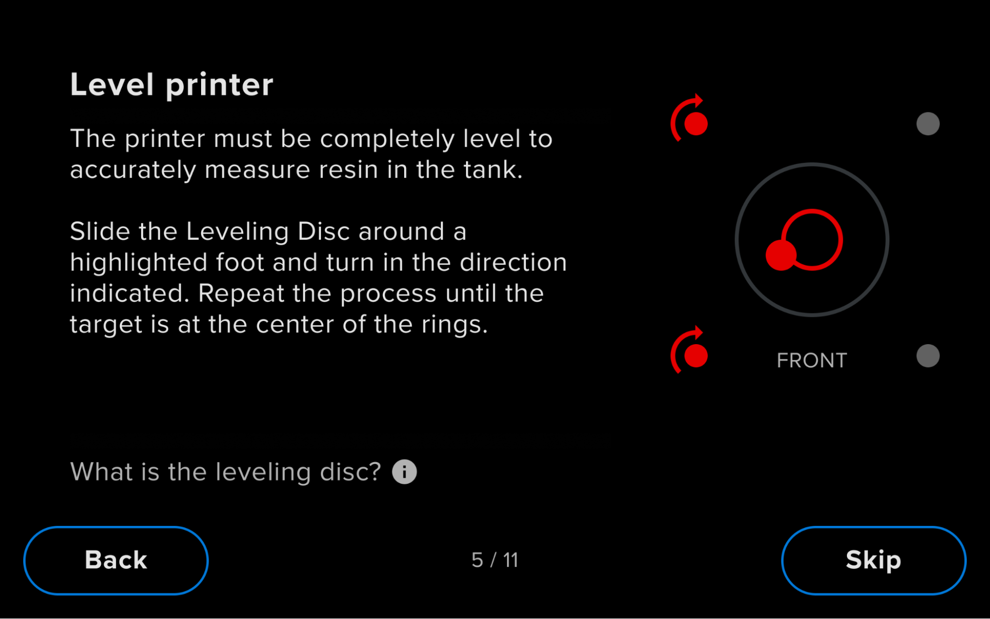 Leveling Formlabs SLA printers