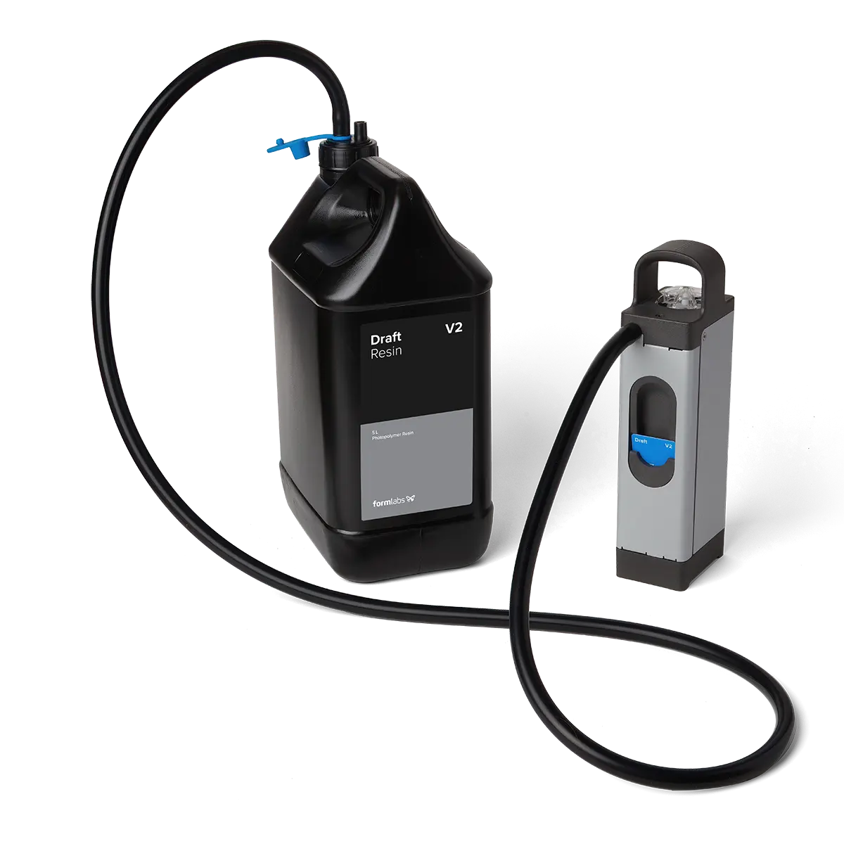 How much resin can the Resin Pumping System dispense?