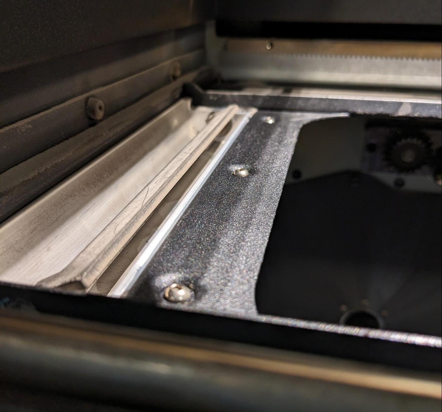 Calibrating a powder flipper (Fuse 1 generation)