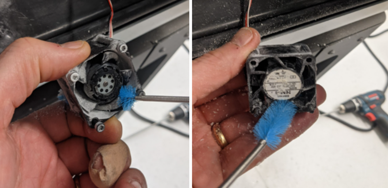 Cleaning the Fuse 1's air filters