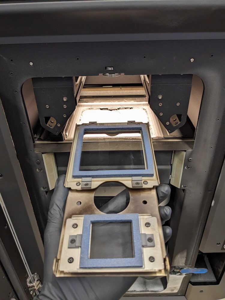 Cleaning the Fuse 1's optical cassette