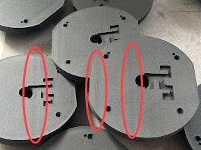 Recoater artifacts (SLS)