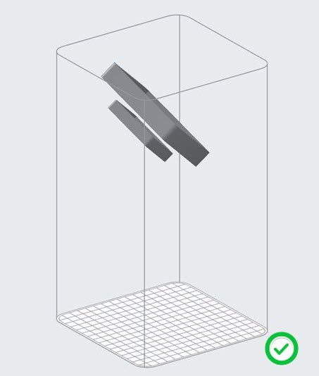 Model orientation best practices for SLS printing